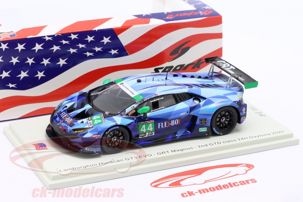 Spark 1:43 Lamborghini Huracan GT3 Evo #44 24h Daytona 2020 GRT Magnus ...