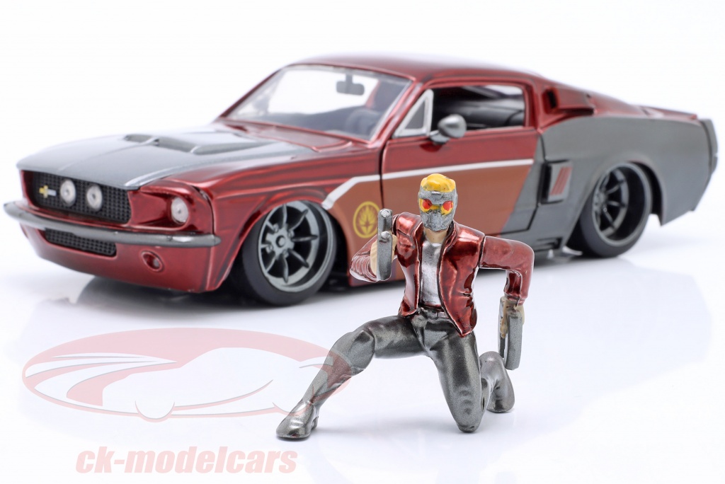 Jadatoys 1:24 Shelby GT-500 con cifra Star-Lord Marvel Guardians of the ...