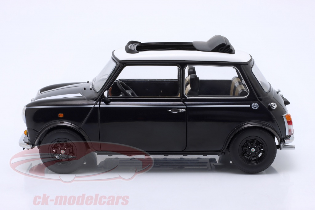 KK-Scale 1:12 Mini Cooper with sunroof black metallic / white LHD ...