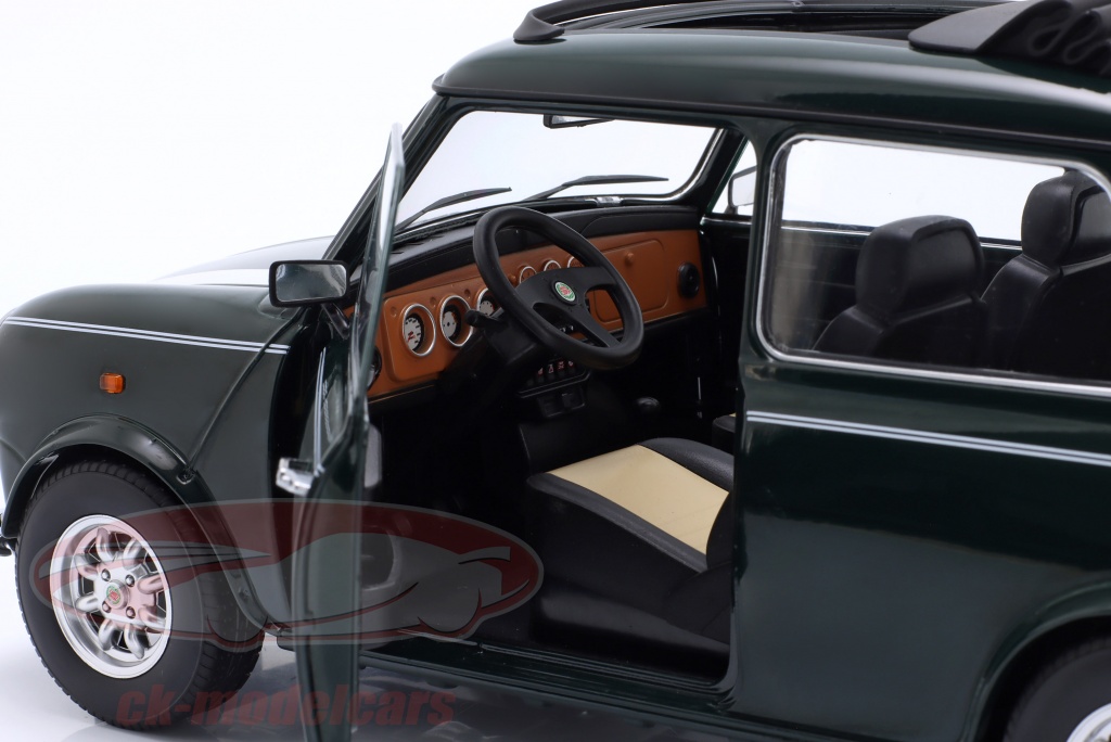 KK-Scale 1:12 Mini Cooper con tetto apribile verde scuro / bianco LHD ...