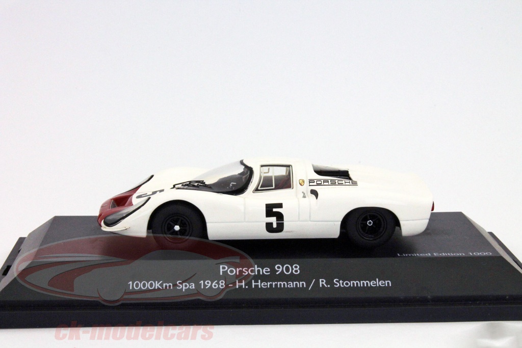Schuco 1:43 Porsche 908 #5 1000km Spa 1968 Herrmann / Stommelen ...