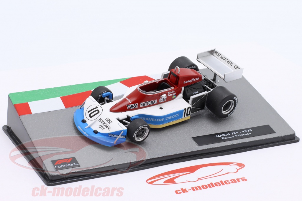 Altaya 1:43 Ronnie Peterson March 761 #10 formule 1 1976 MagF1761 model auto MagF1761