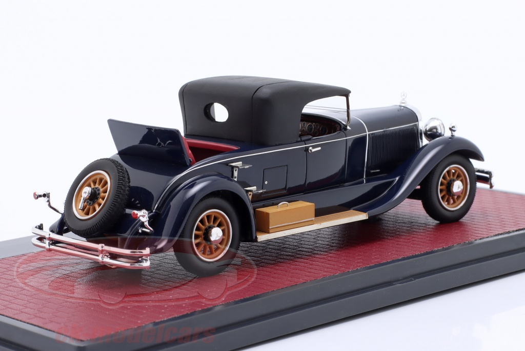 Matrix 1:43 Mercedes-Benz 630K Roadster by Murphy Closed Top 1925 dark ...