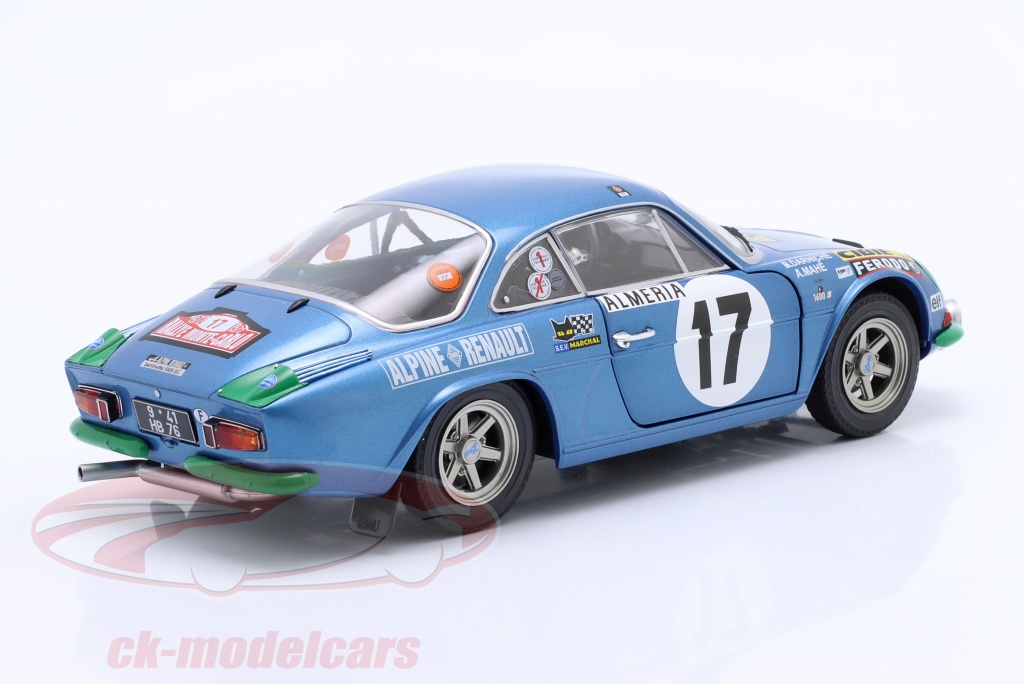 Solido 1:18 Alpine A110 1600S #17 Rallye Monte Carlo 1972 Darniche ...