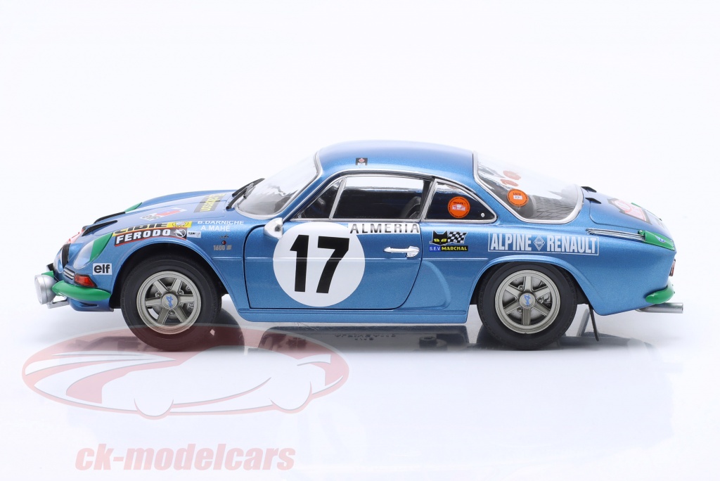 Solido 1:18 Alpine A110 1600S #17 Rallye Monte Carlo 1972 Darniche ...