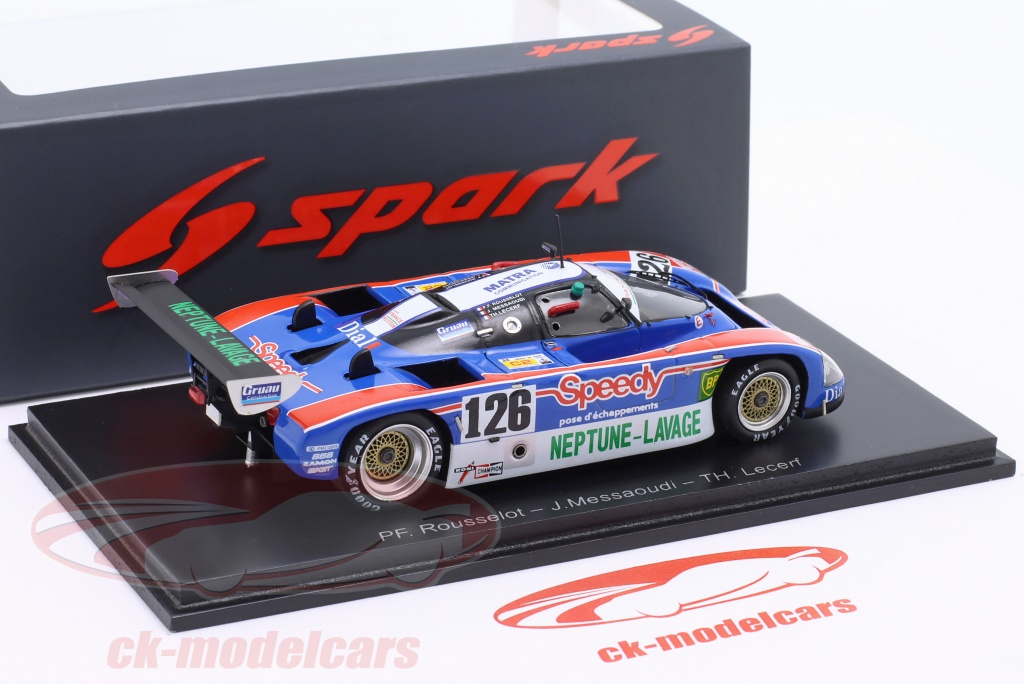 Spark 1:43 Argo JM19C #126 24h LeMans 1989 Messaouidi, Rousselot ...