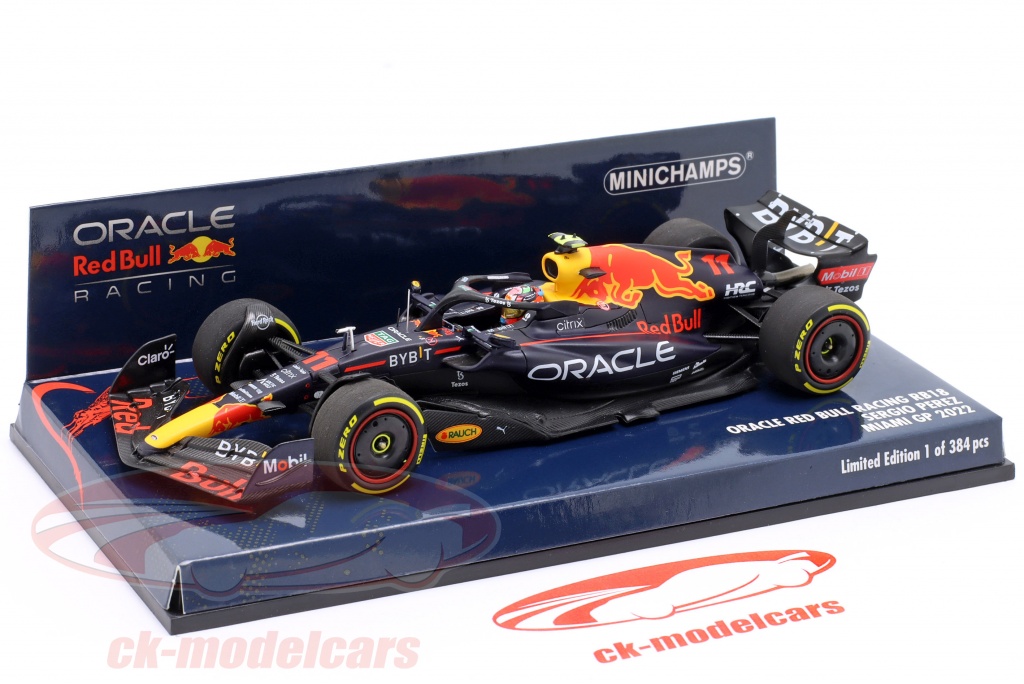 Minichamps 1:43 Sergio Perez Red Bull Racing RB18 #11 4th Miami GP ...