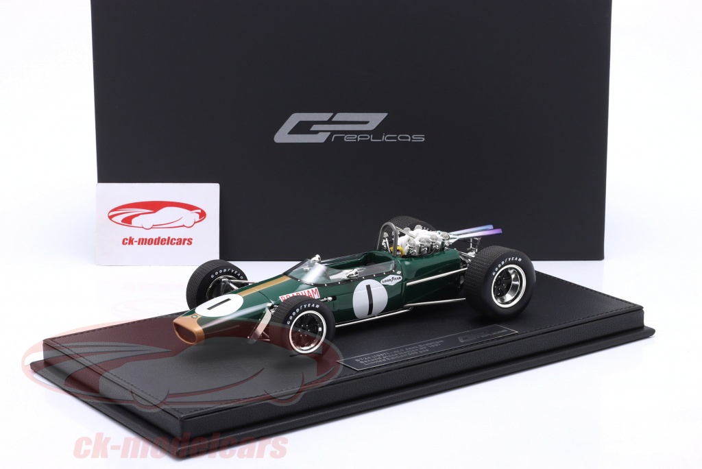 GP Replicas 1:18 Jack Brabham Brabham BT24 #1 第二名 墨西哥人 GP 公式 1 1967 ...