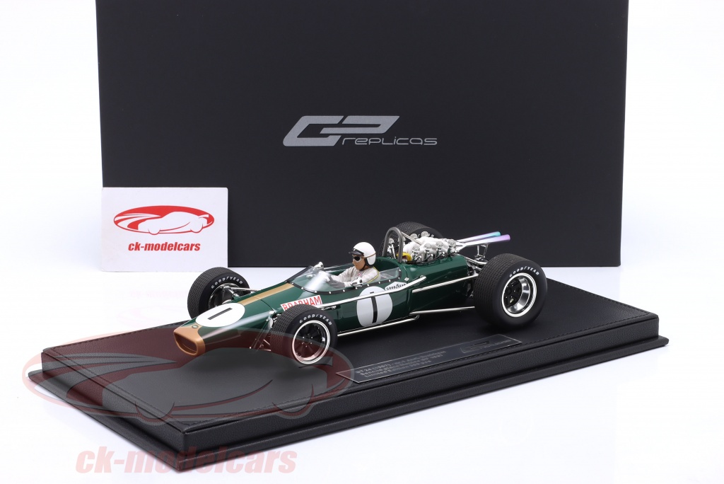 GP Replicas 1:18 Jack Brabham Brabham BT24 #1 2e Mexicaans GP formule 1 1967 GP122AWD model auto ...