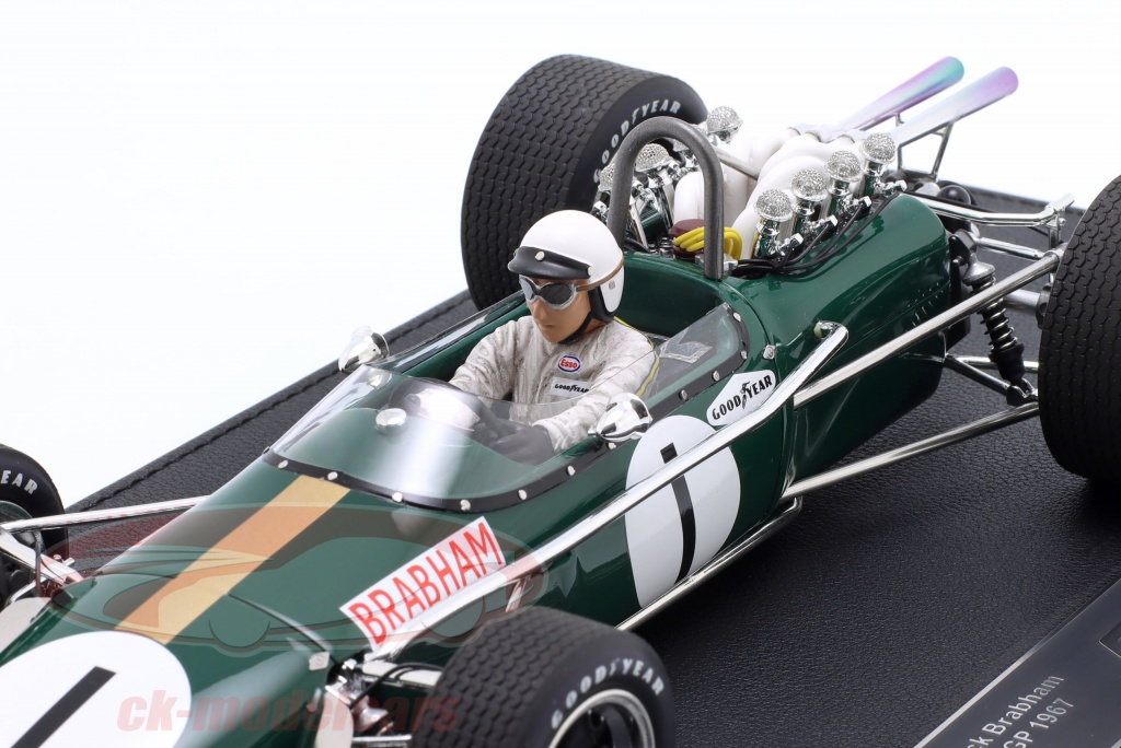 GP Replicas 1:18 Jack Brabham Brabham BT24 #1 2e Mexicaans GP formule 1 1967 GP122AWD model auto ...