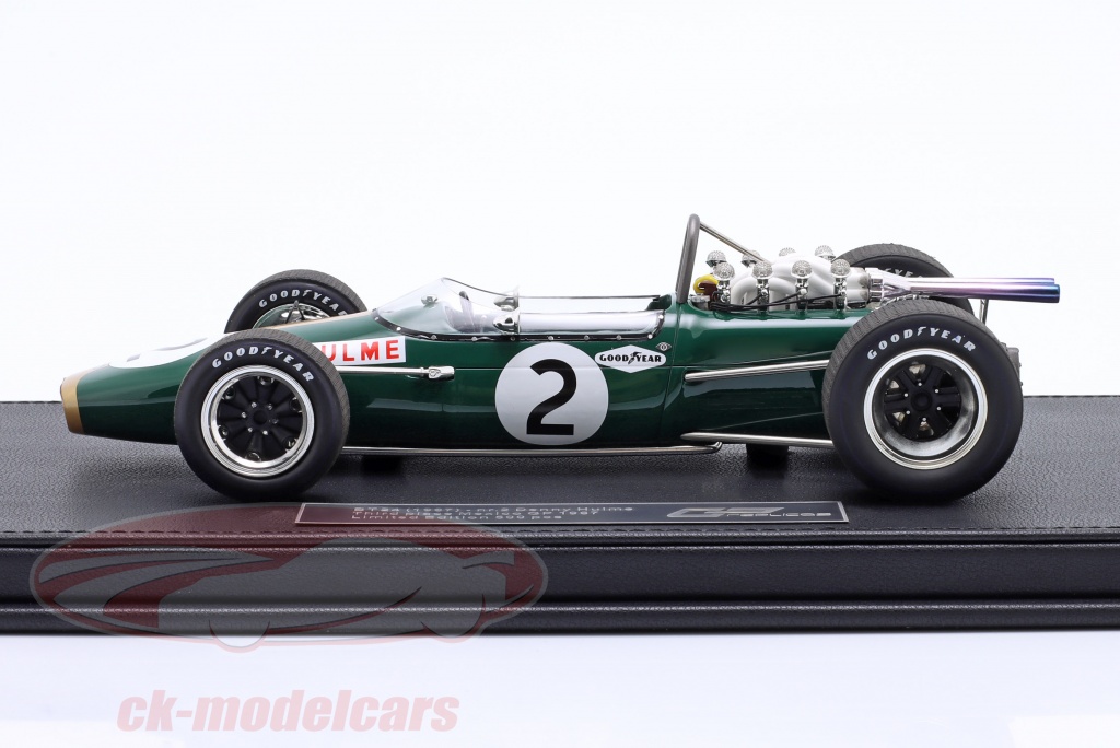 GP Replicas 1:18 D. Hulme Brabham BT24 #2 3e Mexicaans GP formule 1 Wereldkampioen 1967 GP122B ...