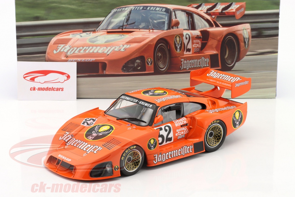 WERK83 1:18 Kremer Porsche 935 K4 #52 Jägermeister 2nd Zolder DRM 1981 ...