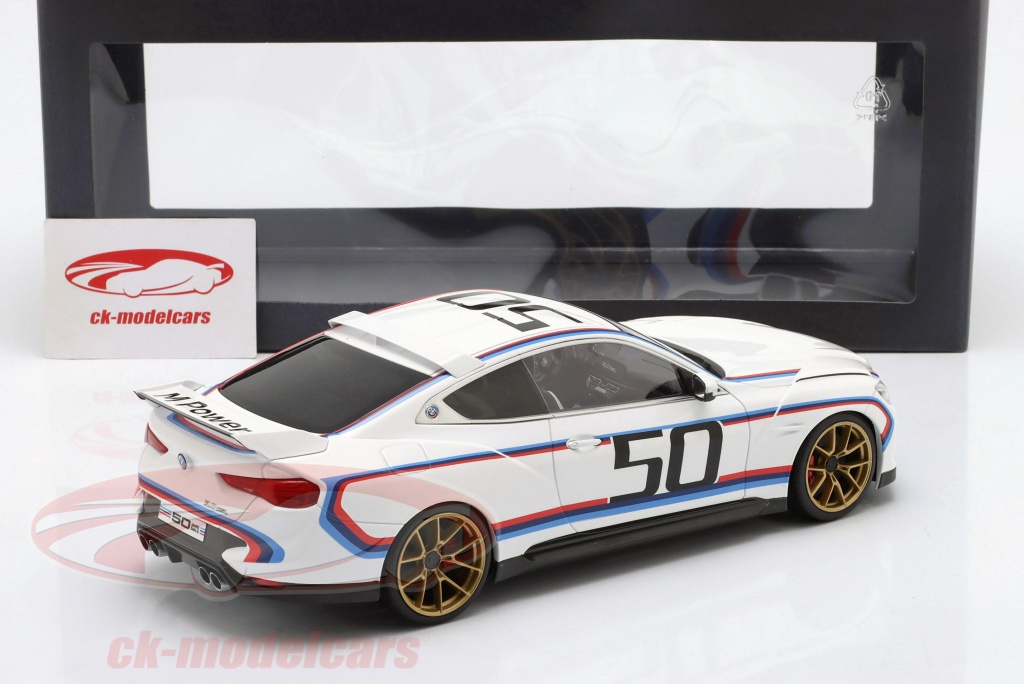 Norev 1:18 BMW 3.0 CSL 50 Years edition 2022 white / decor 80432864218 ...