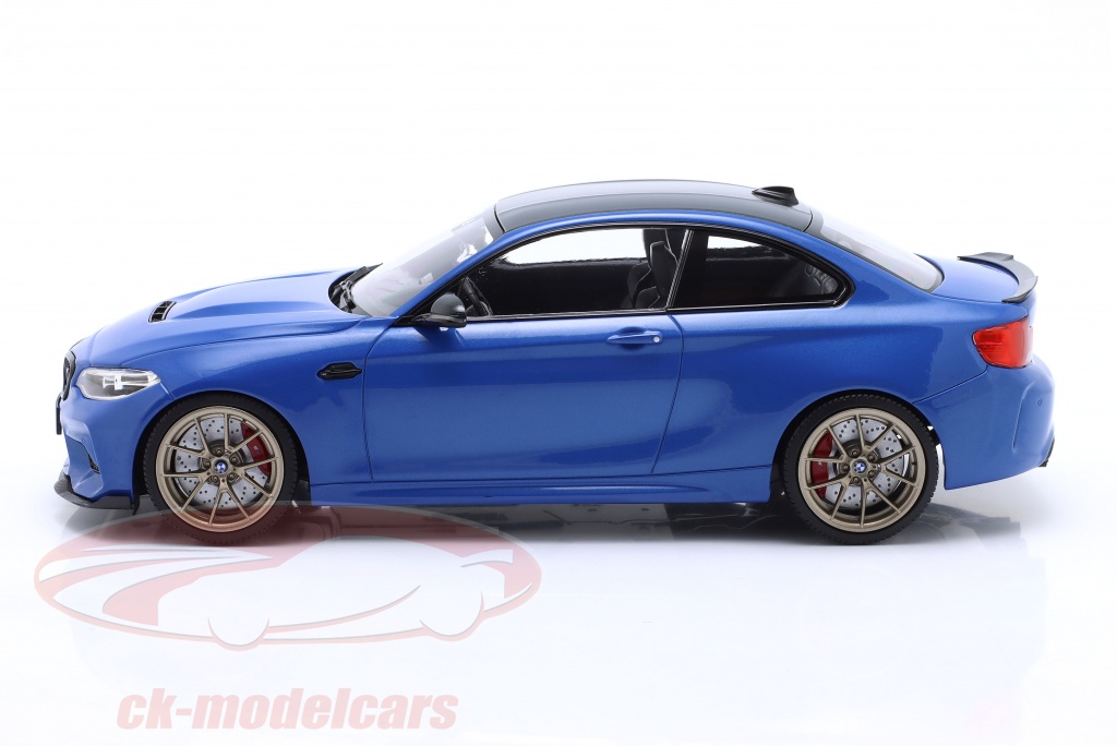 Minichamps 1:18 BMW M2 CS (F87) 2020 bleu métallique / doré jantes ...