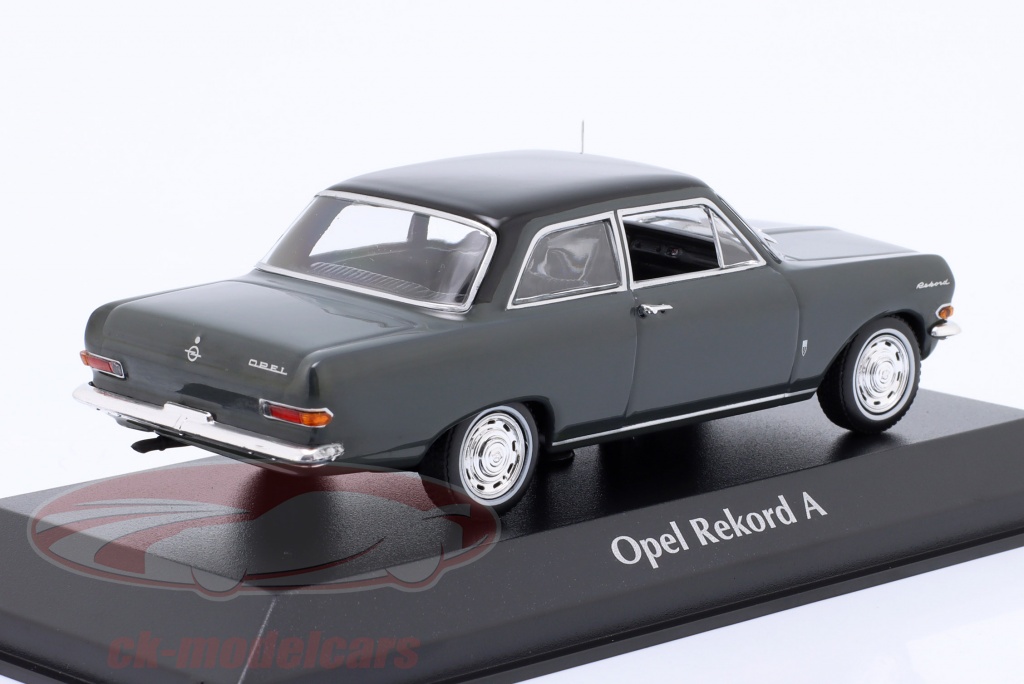 Minichamps 1:43 Opel Rekord A year 1962 dark grey / black 940041001 ...