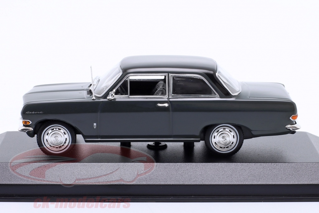 Minichamps 1:43 Opel Rekord A year 1962 dark grey / black 940041001 ...