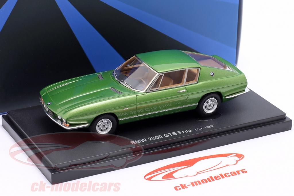 AutoCult 1:43 BMW 2800 GTS Frua 建设年份 1969 绿色的 金属的 60092 模型 汽车 60092