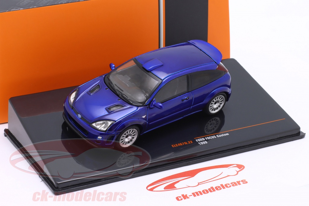 Ixo 1:43 Ford Focus RS 建設年 1999 青 メタリック CLC467N.22 モデル 車 CLC467N.22 4895102338283