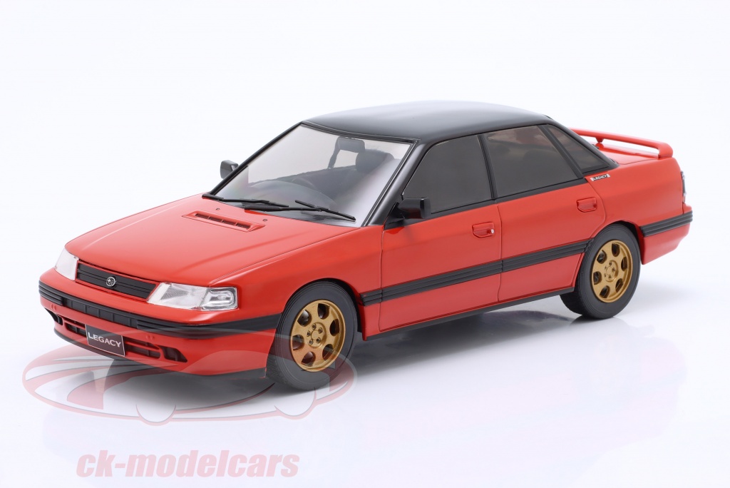 Ixo 1:18 Subaru Legacy RS Baujahr 1991 rot 18CMC131B.22 Modellauto ...