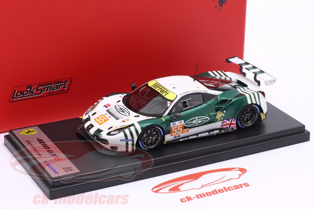 LookSmart 1:43 Ferrari 488 GTE Evo #54 24h LeMans 2022 Spirit of Race ...