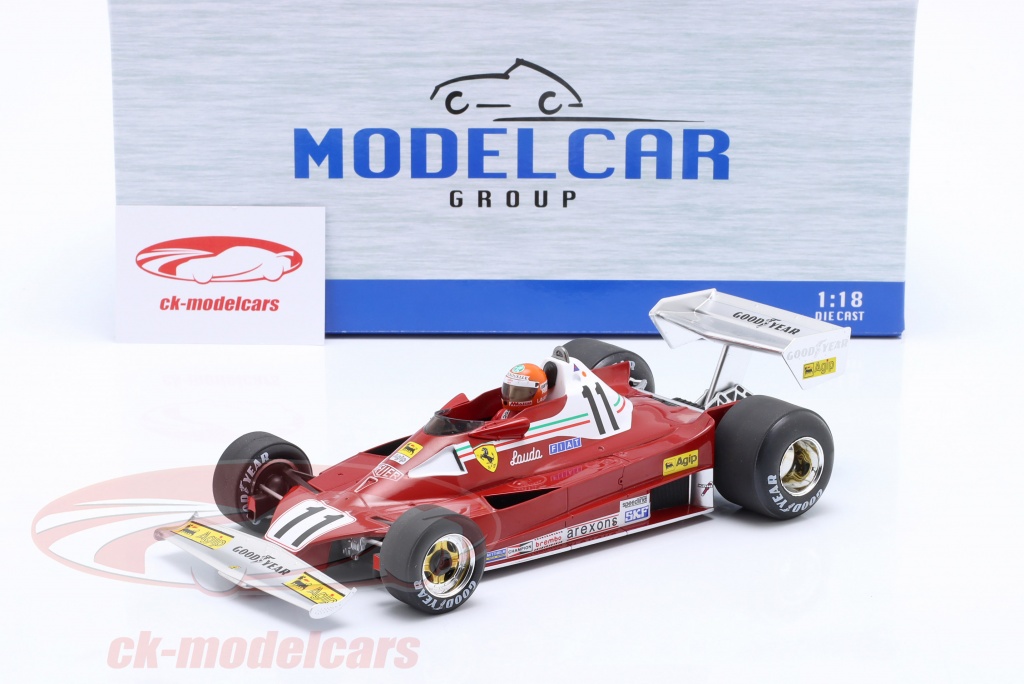 Modelcar Group 1:18 N. Lauda Ferrari 312T2 #11 winnaar Duits GP formule 1 Wereldkampioen 1977 ...