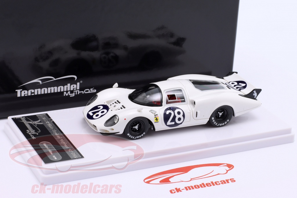 Tecnomodel 1:43 Ferrari 365 P2 White Elephant #28 24h Daytona 1967 ...