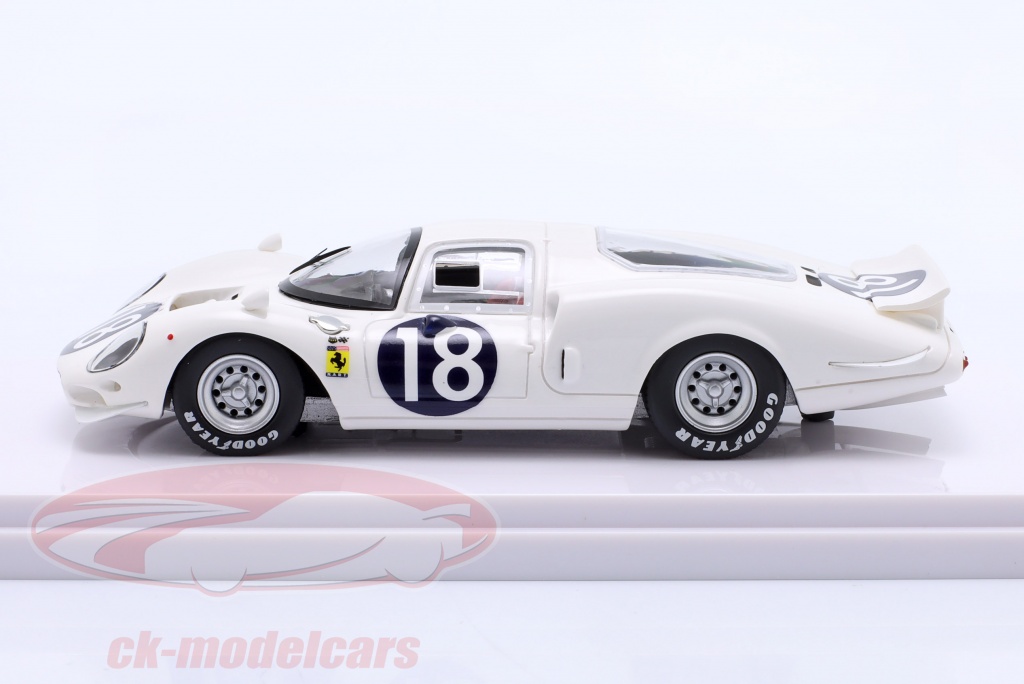Tecnomodel 1:43 Ferrari 365 P2 White Elephant #18 24h LeMans 1966 ...