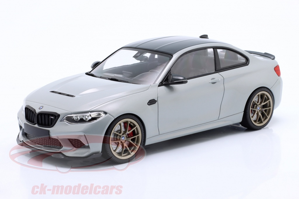 Minichamps 1:18 BMW M2 CS (F87) 2020 argent métallique / doré jantes ...