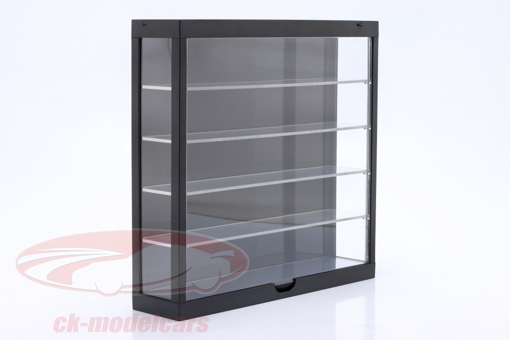 Vitrine LED Multicase 5-stöckig für Modelle im Maßstab 1:43 / 1:64 schwarz Triple9 T9-648850bk ...