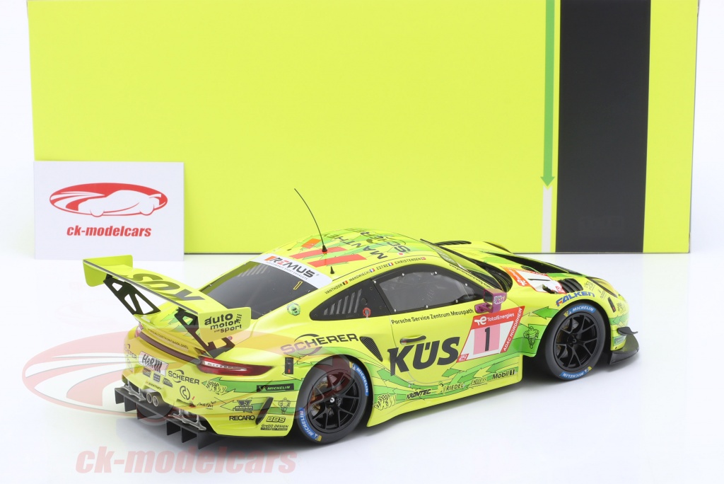 Ixo 1:18 Porsche 911 GT3 R #1 24h Nürburgring 2022 Manthey Grello MG-I ...