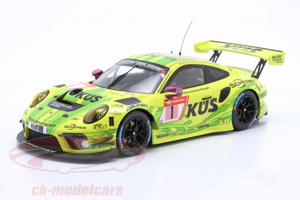Ixo 1:18 Porsche 911 GT3 R #1 24h Nürburgring 2022 Manthey Grello MG-I ...