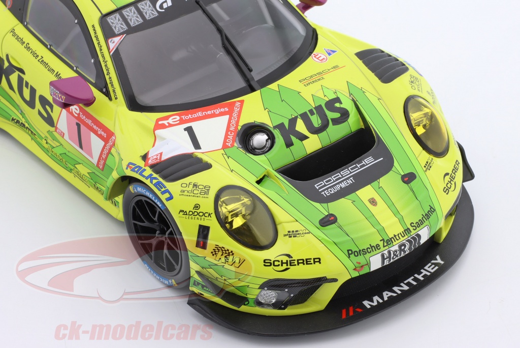 Ixo 1:18 Porsche 911 GT3 R #1 24h Nürburgring 2022 Manthey Grello MG-I ...
