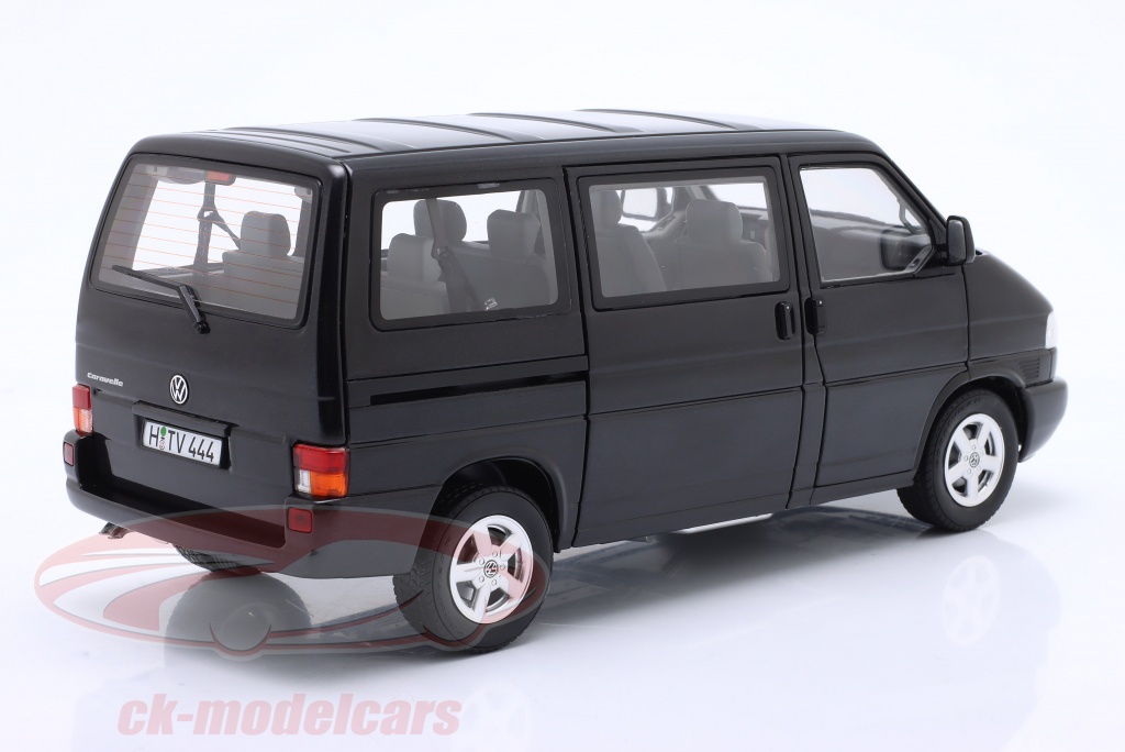 Schuco 1:18 Volkswagen VW T4b Bus Caravelle black metallic 450041600 ...