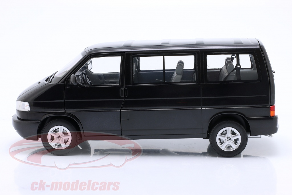 Schuco 1:18 Volkswagen VW T4b Bus Caravelle black metallic 450041600 ...