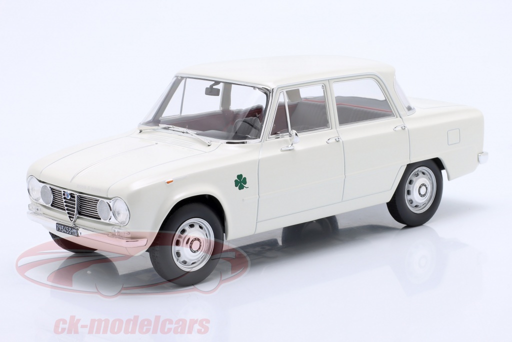 Norev 1:18 Alfa Romeo Giulia TI Super 建设年份 1963 白色的 187970 模型 汽车 187970 ...