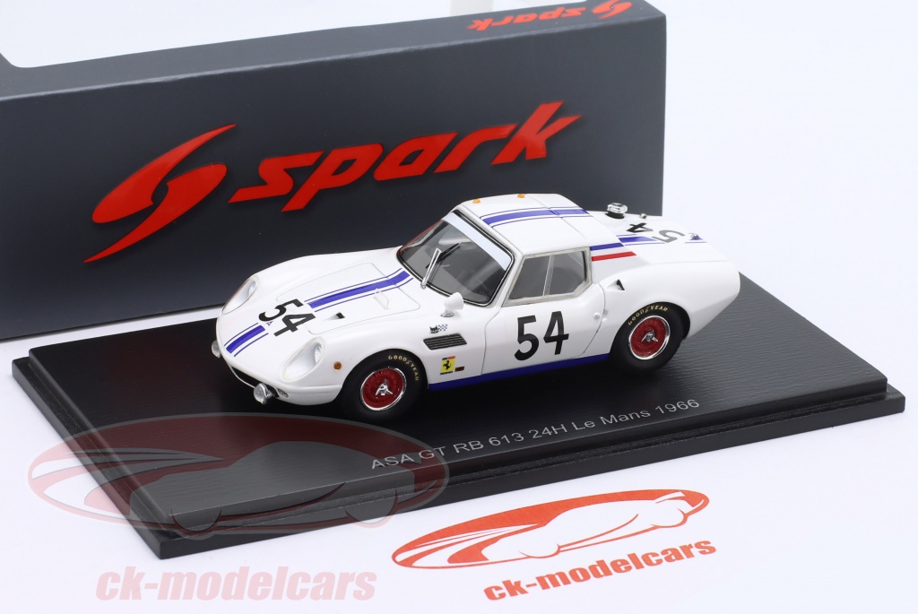 Spark 1:43 ASA GT RB613 #54 24h LeMans 1966 Pasquier, Mieusset S2995 ...