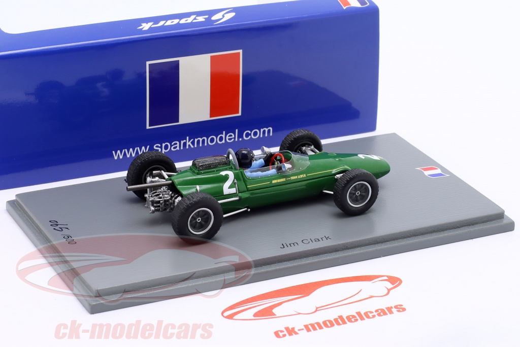 Spark 1:43 Jim Clark Lotus 32 #2 Winner Pau GP formula 2 1964 SF286 ...