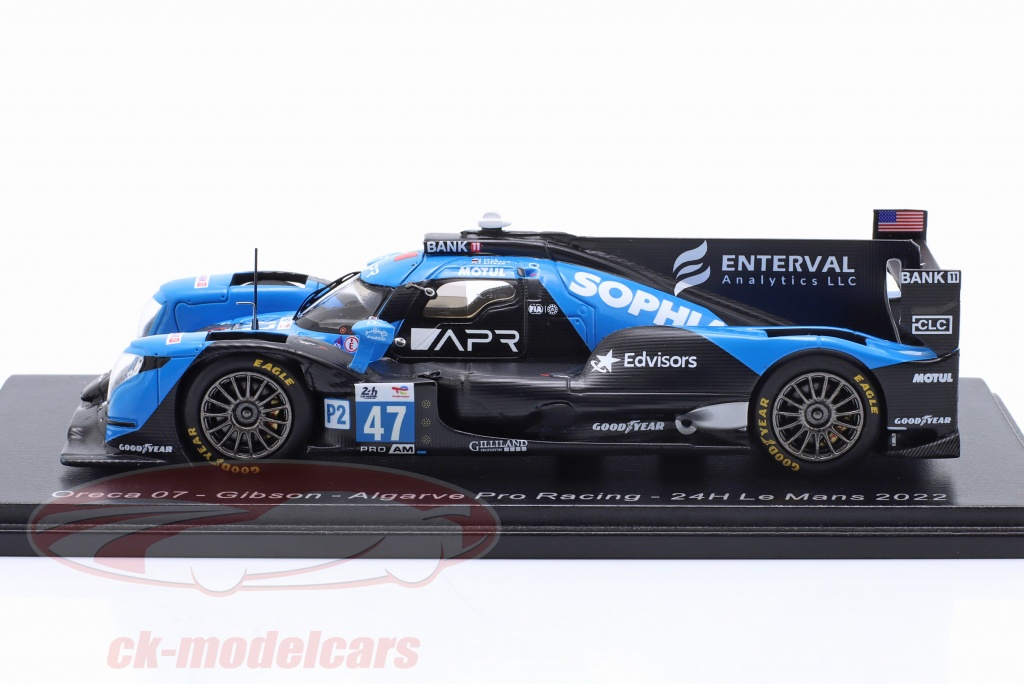 Spark 1:43 Oreca 07 #47 24h LeMans 2022 Algarve Pro Racing S8639 model ...
