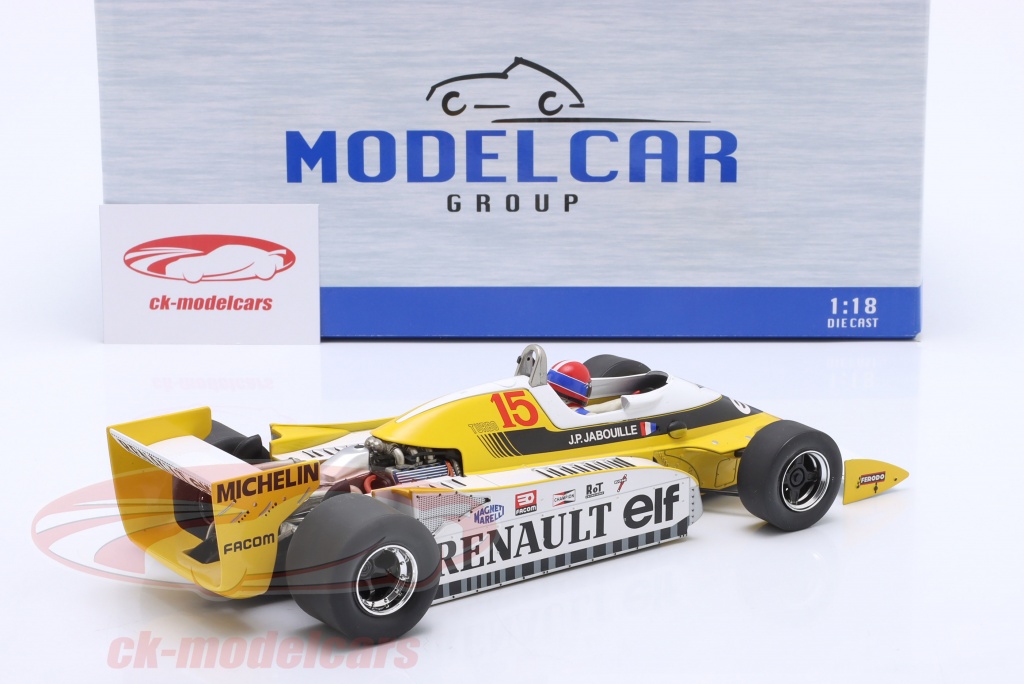 Modelcar Group 1:18 J.-P. Jabouille Renault RS10 #15 winnaar Frankrijk ...