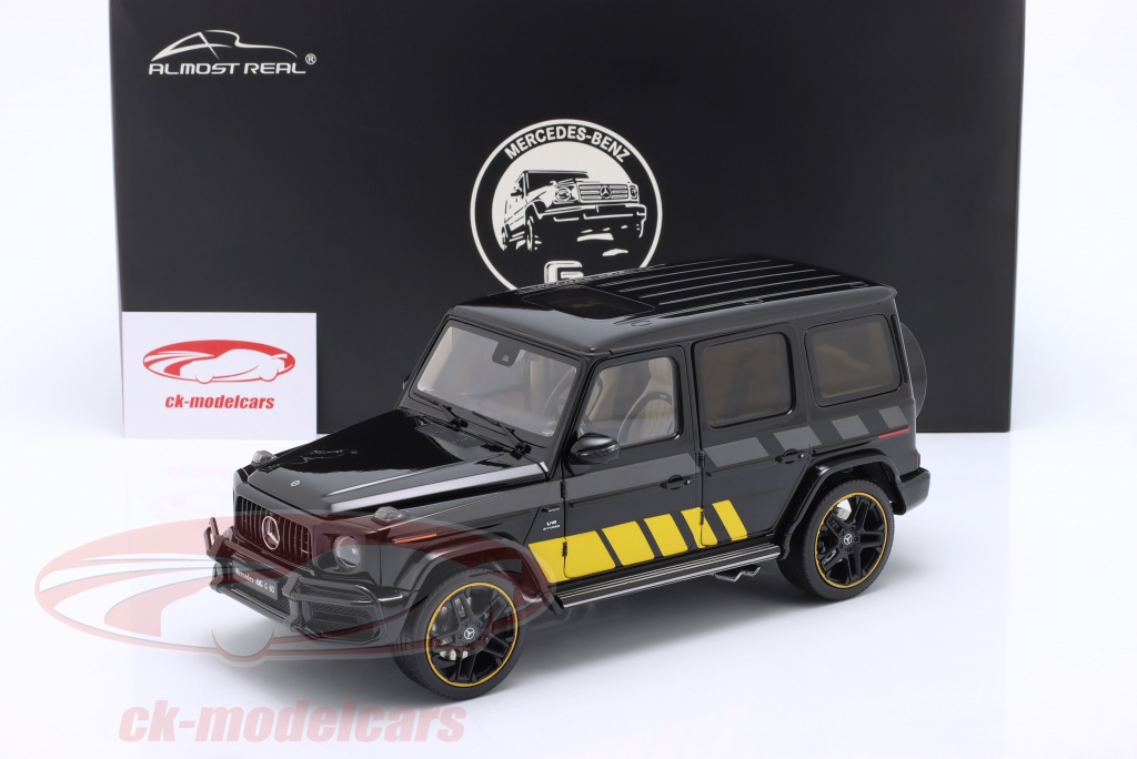 Almost Real 1:18 Mercedes-Benz AMG G 63 (W463) 2020 Cigarette Edition (black) ALM820804 model ...