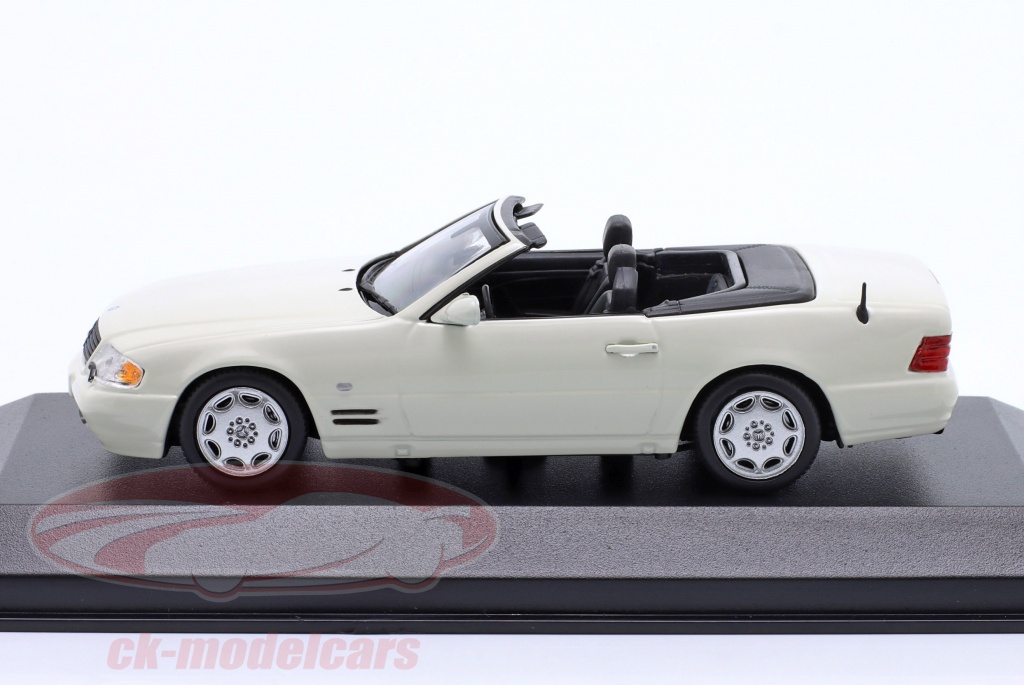 Minichamps 1:43 Mercedes-Benz SL class (R129) year 1999 white 940033032 ...