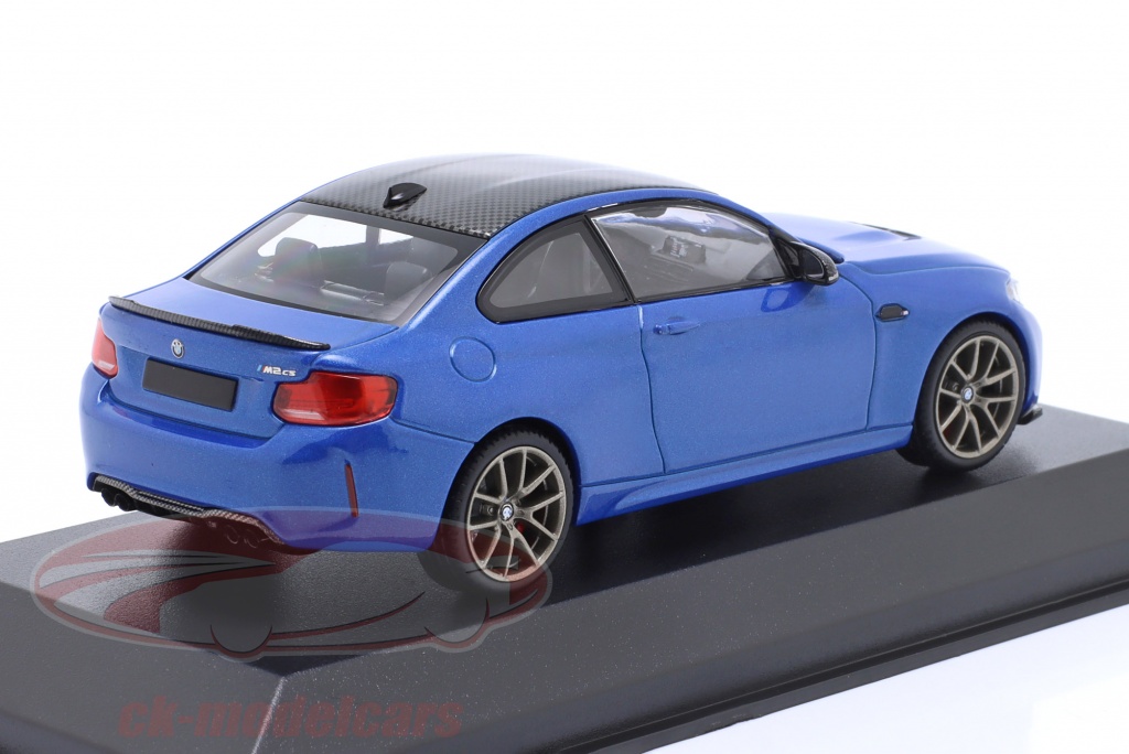 Minichamps 1:43 BMW M2 CS (F87) 2020 Misano blue metallic / golden rims ...
