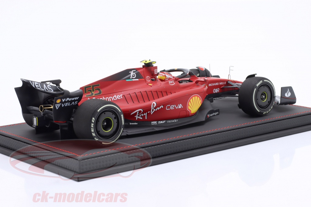 BBR Models 1:18 Carlos Sainz jr. Ferrari F1-75 #55 Australia GP fórmula ...