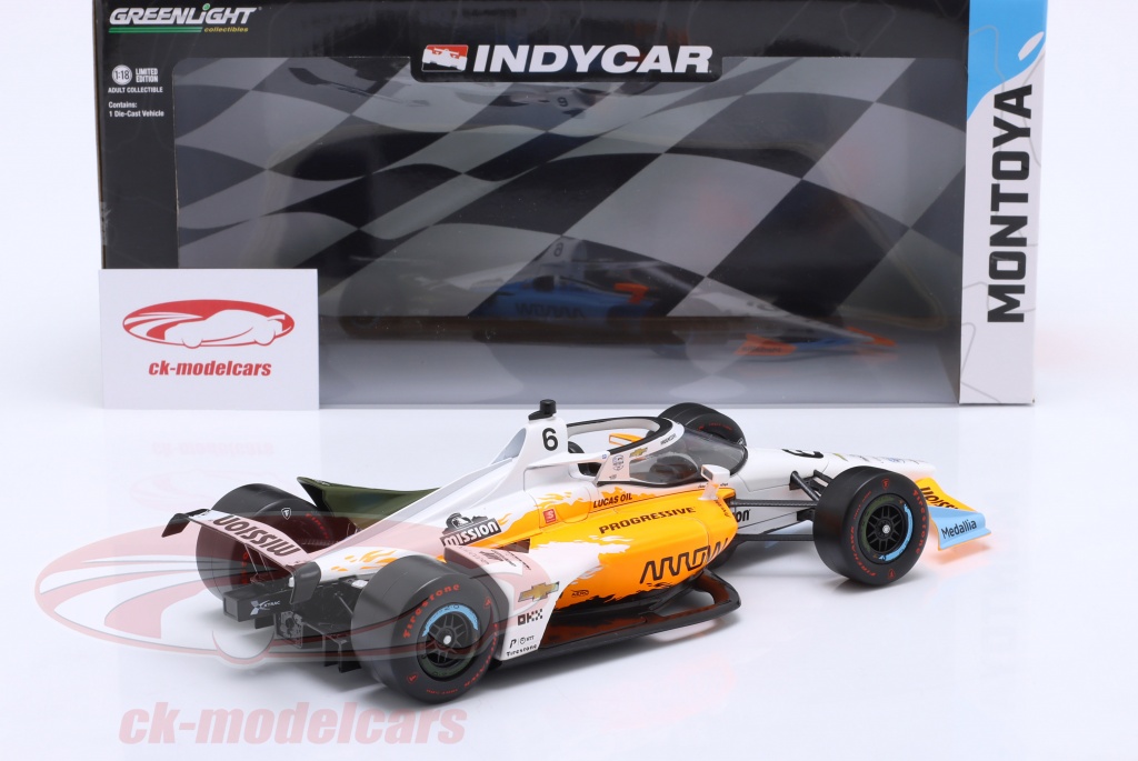 Greenlight 1:18 Juan Pablo Montoya Chevrolet #6 IndyCar Series 2022 ...