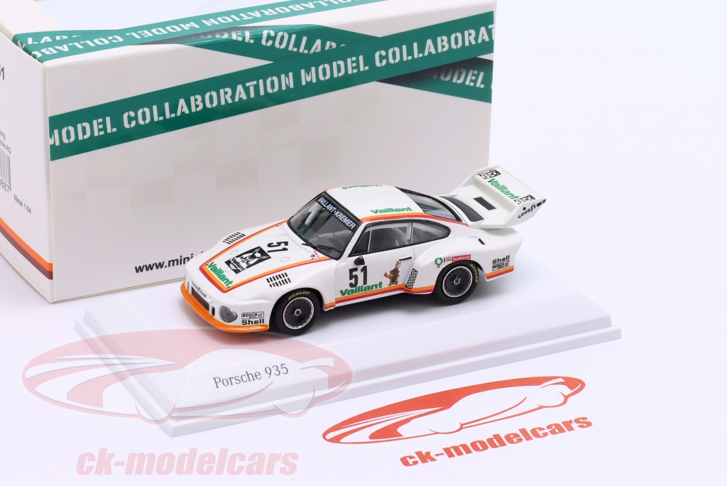 Tarmac Works 1:64 Porsche 935 #51 2nd Zolder DRM 1977 B. Wollek 1:43 ...