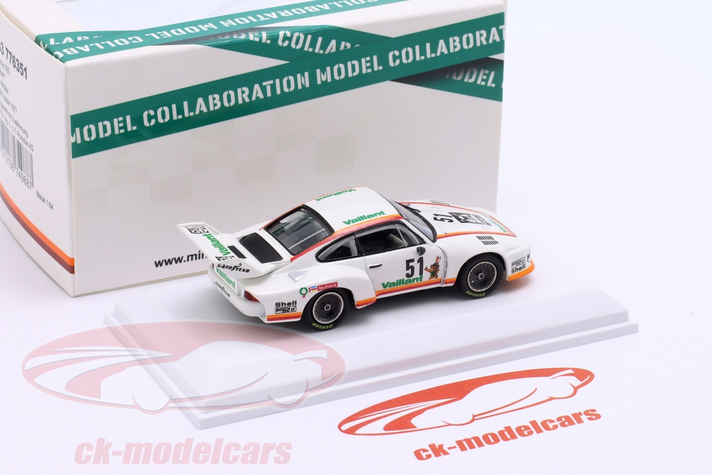 Tarmac Works 1:64 Porsche 935 #51 2nd Zolder DRM 1977 B. Wollek 1:43 ...