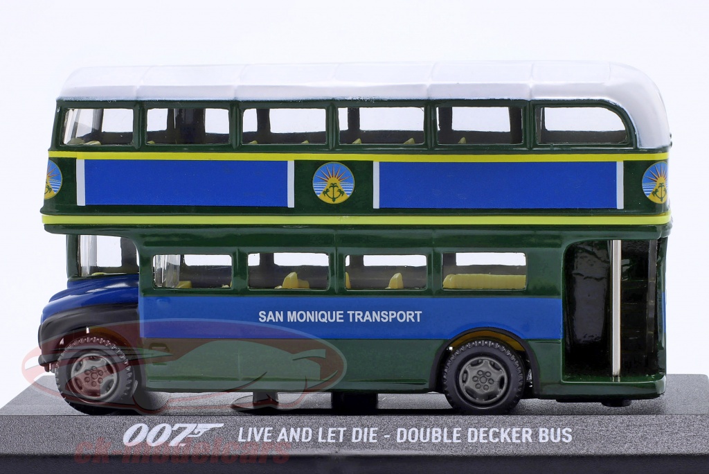 MotorMax 1:64 Leyland Double-decker bus Movie James Bond - Live and let ...