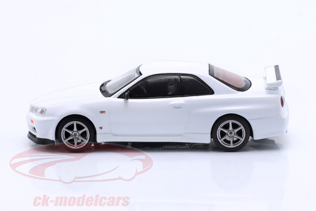 True Scale 1:64 Nissan Skyline GT-R (R34) V-Spec N1 RHD branco ...