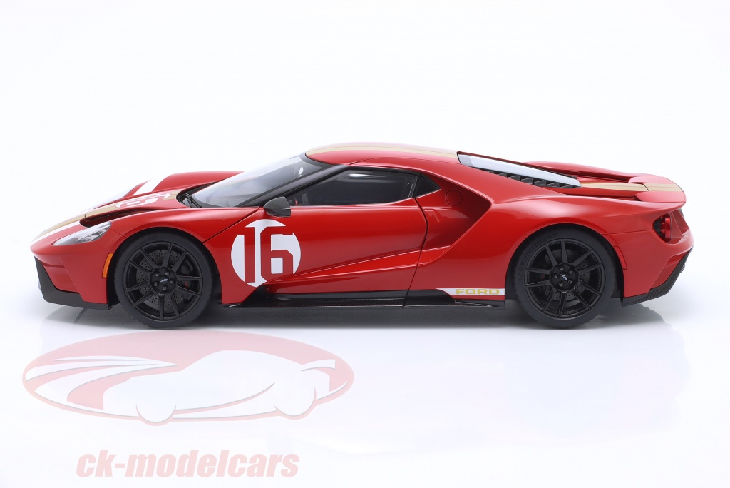 AUTOart 1:18 Ford GT 64 prototype Alan Mann Heritage Edition 2022 rød ...