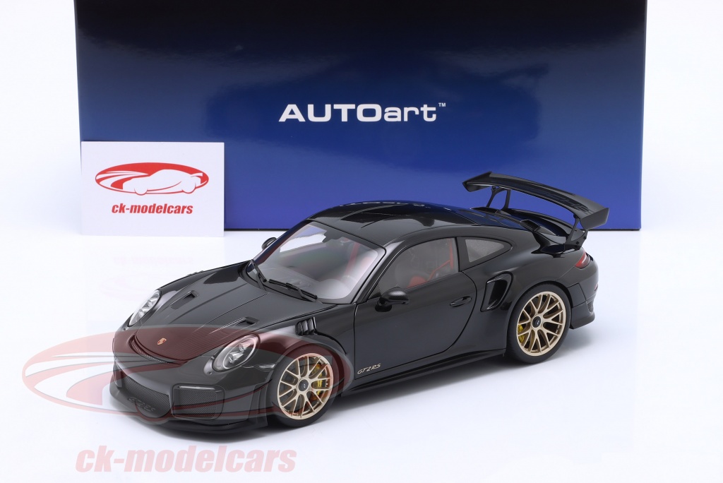 AUTOart 1:18 Porsche 911 (991 II) GT2 RS Weissach package 2017 black ...